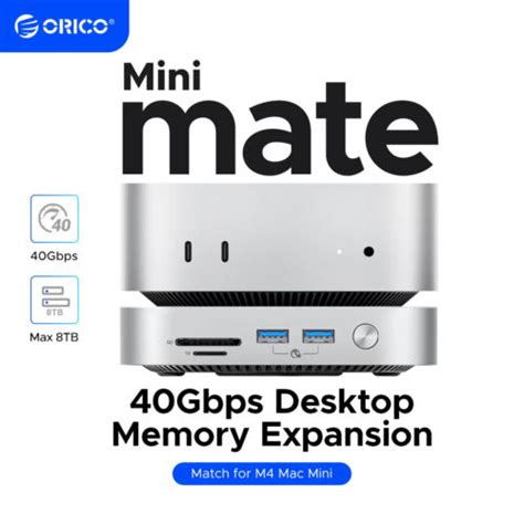 Orico Usb4 40gbps Storage Expansion Dock For Mac Mini M4andm4 Pro Case Ebay