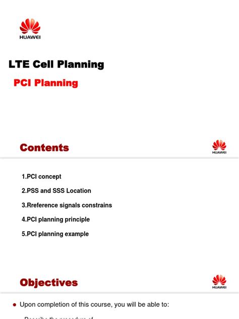 Lte Cell Planning Pci Planning Pdf Signal Electrical Engineering