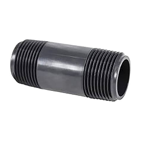 T B S Machined Nipple Sch 80 Pvc 3 4 In X 10 In Tbe Siteone