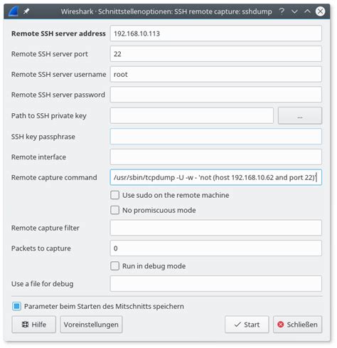 Wireshark Capture Setup