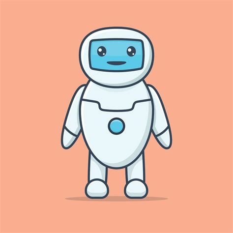 Cute Robot Cartoon Vector Icon Illustration 23097297 Vector Art At Vecteezy