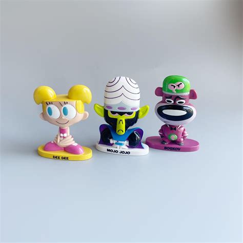 Cartoon Network Kellogs Bobble Heads Choose Your Own 2003 Dexters Lab Dee Dee Mojo Jojo