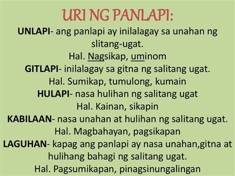 Panlapi Ang Panlapi Ay Ikinakabit Navotas City Library