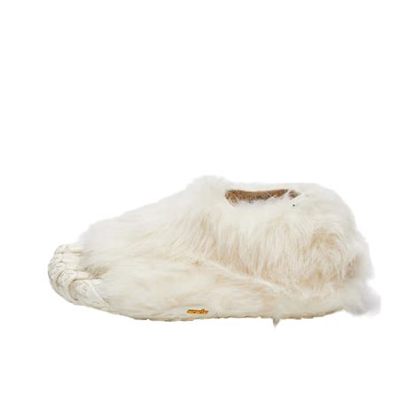 미도리카와 X 수이코크 퍼리 파이브핑거 슈즈 로우컷 아이보리