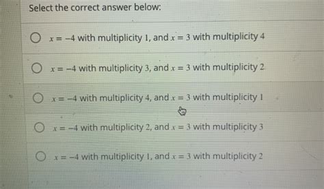 Solved Given The Graph Of The Following Degree 5 Polynomial
