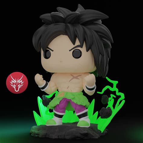 Broly Base Form Dragon Ball Super Custom Funko Pop 3d Model 3d Printable Cgtrader