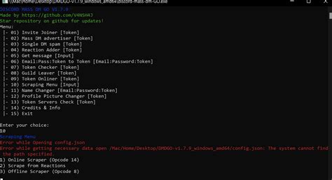 Unknow Error · Issue 249 · V4nsh4jdiscord Mass Dm Go · Github
