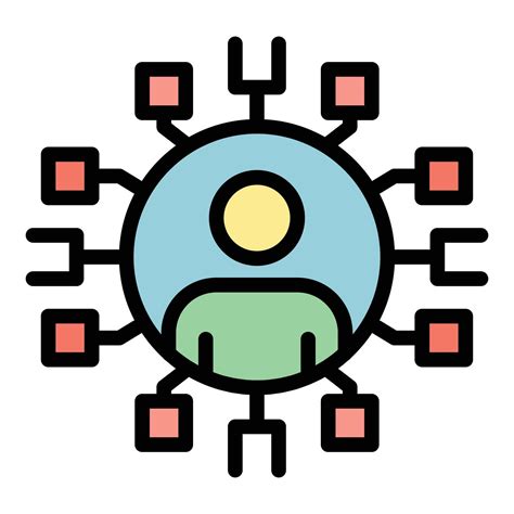 Restructuring Scheme Icon Color Outline Vector 15392397 Vector Art At Vecteezy