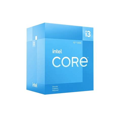Cpu Intel Core I3 12100f Lga1700 4 Core 8 Thread