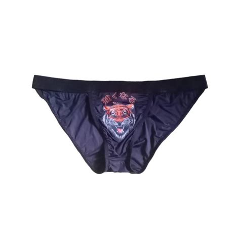 Tiger Tanga Underwear Men กางเกงในชาย รุ่น Tiger ขาเว้า ไม่ระบุชื่อ