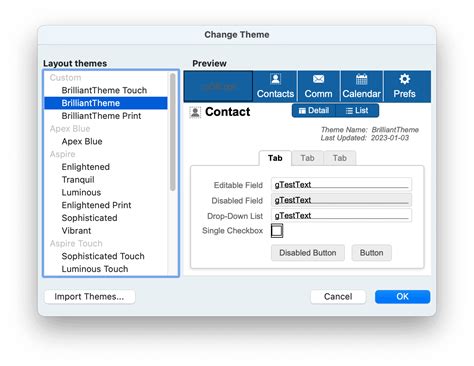 Brillianttheme Luminfire