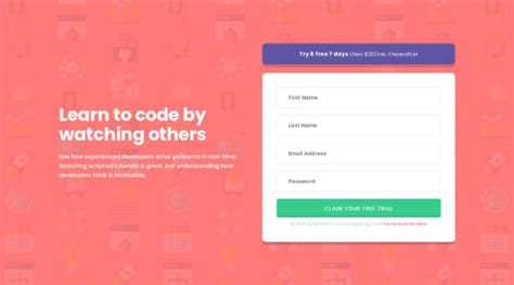Frontend Mentor Intro Component With Sign Up Form Coding Challenge