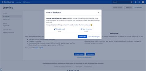 in app feedback dialog