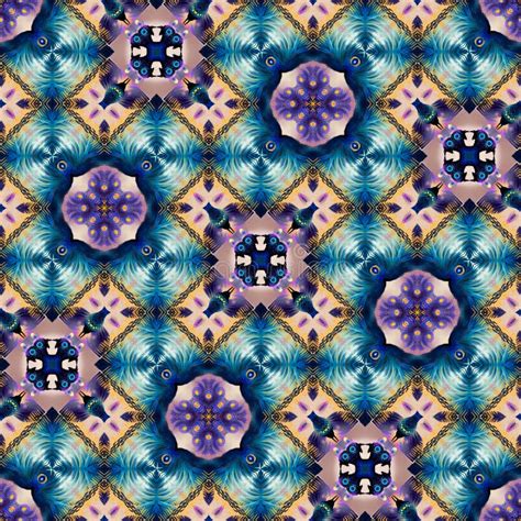 Brilliant Peacock Eye Geometric Wallpaper Pattern Elegant Blur Shimmer