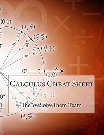 Calculus Cheat Sheet Buy Online At Best Price In KSA Souq Is Now Amazon Sa Books
