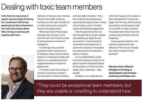 Great Article By Steve In This Months Furniture News John Rayment