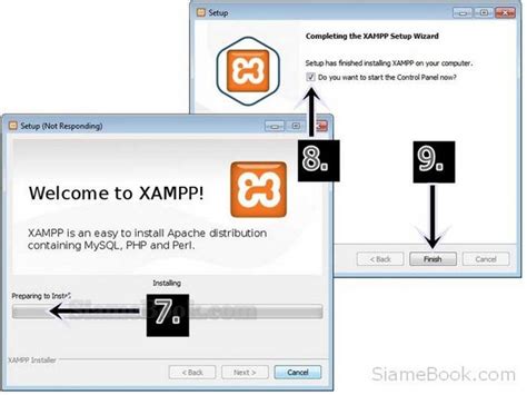 ติดตั้ง Xampp ในคอมพิวเตอร์สร้างเว็บเซิร์ฟเวอร์