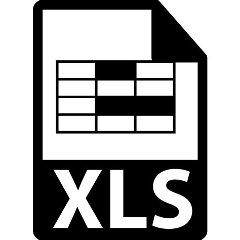 Xls File Format Symbol Vector Svg Icon Svg Repo