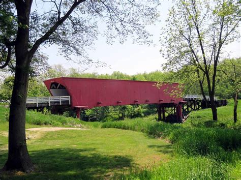 1883 Roseman Covered Bridge In Madison County Iowa