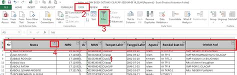 Apa Fungsi Filter Data Di Excel Cara Menggunakannya Sinau