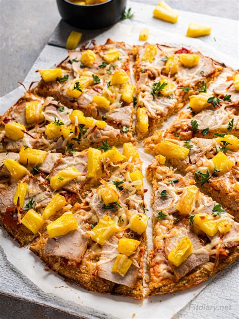 Cauliflower Crust Pizza Fit Diary