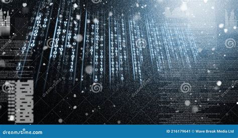 Falling Number Codes Over Some Computer Writing Program Coding And Technology Concept Stock