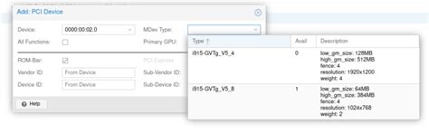 Intel Igpu Passthrough Using Gvt G On Proxmox Technik´s Blog