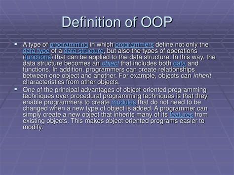 Ppt Object Oriented Programming With Progress 4gl Powerpoint