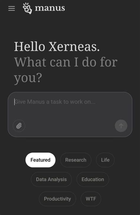 Ai Artificialintelligence Manusai Techinnovation Futuretech… Sreeraj Ks