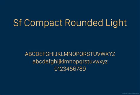 Sf Compact Rounded Light Font Free Download Ttf Otf Wisabo Fonts