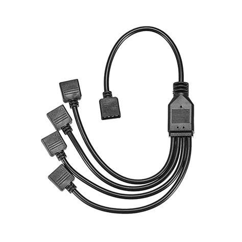 1 ~ 4 4 핀 익스텐더 컴퓨터 액세서리 Aura Led 패널 마더 보드 용 Rgb 커넥터 Asusmsi 용 Aura Rgb 분배기 기가팩토리