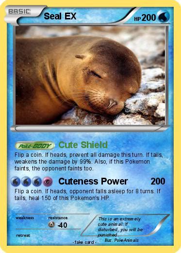 Pokémon Seal Ex 1 1 Cute Shield My Pokemon Card