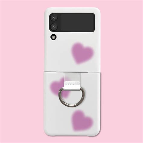 무광 Z플립3z플립4 가우시안 하트 핑크 캐치링set 감도 깊은 취향 셀렉트샵 29cm