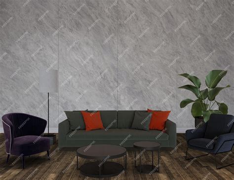 Макет пустой стены Макет пустой стены Макет современной внутренней стены Премиум фото