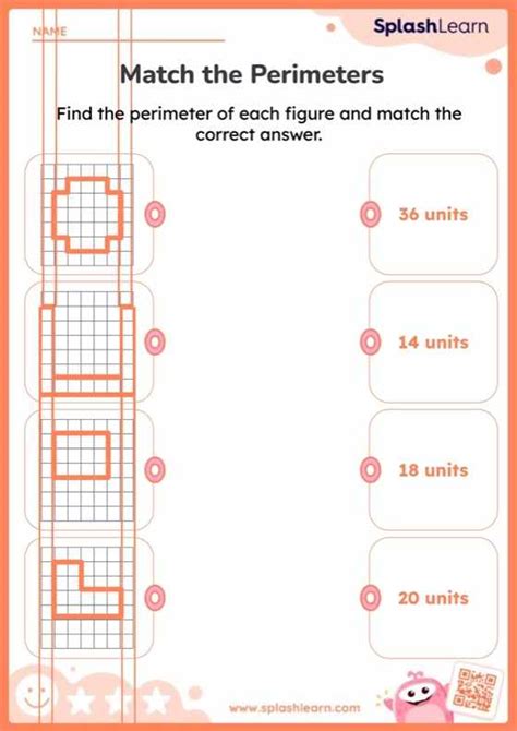 Match The Shape With Its Correct Perimeter