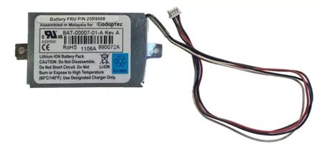 Bateria Cache Ibm Serverraid K Sas Pn R