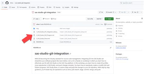 Sas Explore 2023 Sas Studio Git Integration Hands On Session