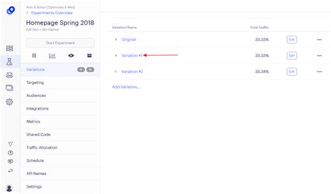 Six Steps To Create An Experiment In Optimizely Web Experimentation Or