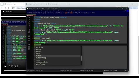 Html Basics For Beginners Hindi Html Mein Media Add Karna Seekhein Images Videos Aur Audio