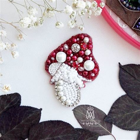 🍁Яркая, красивая брошка мухомор. Идеальная для осени😍 Давно планировала ...