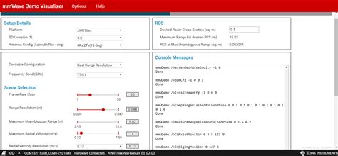 AWR BOOST Output Of MmWave Radar Sensors Forum Sensors TI E E Support Forums