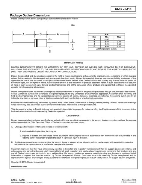 20pcs 6a10 R 6 Dip 6a 1000v Electrical Axial Rectifier Diode Diy Elect Sm Components