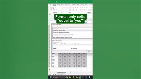 Master Excel Conditional Formatting In 60 Seconds Exceltips