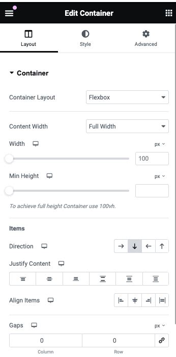 Create A Vertical Icons Sticky Menu With Elementor Element How