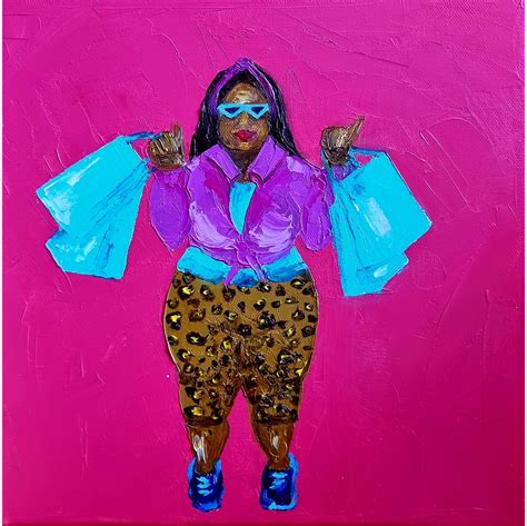 Купить картину Шоппинг в Москве от художника Самитина Екатерина