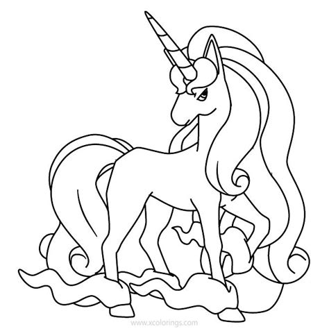 Rapidash Coloring Page