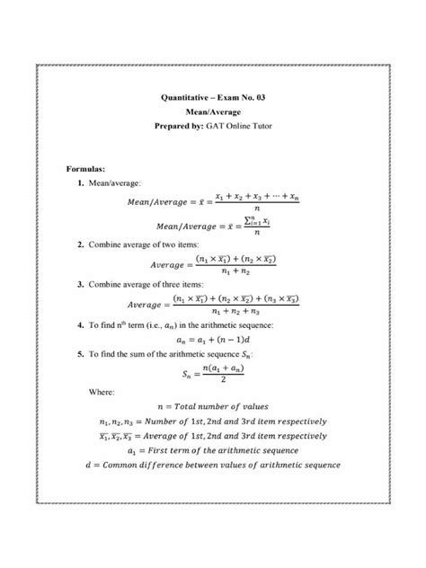 Quantitative Exam No 3 Pdf
