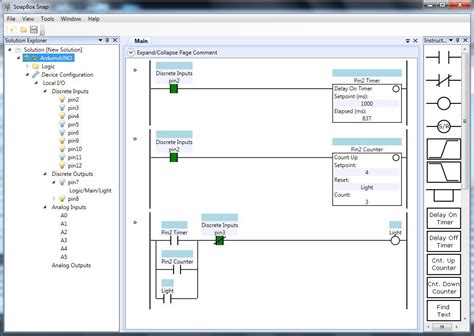 Ladder Logic Running On An Arduino Uno Ladder Logic Arduino Arduino Projects