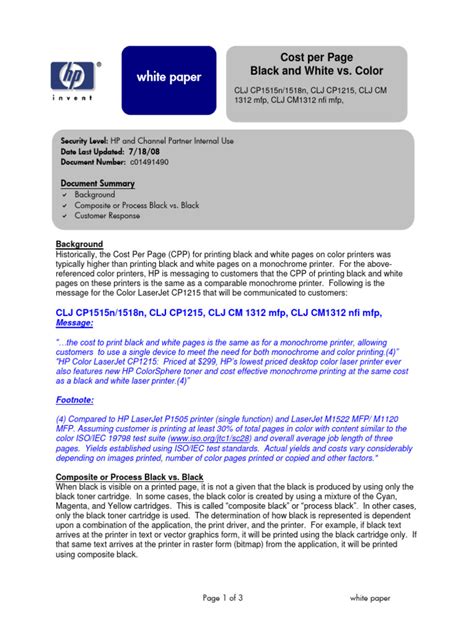 Black Cpp Parity On Color Devices Download Free Pdf Printer Computing Graphic Design