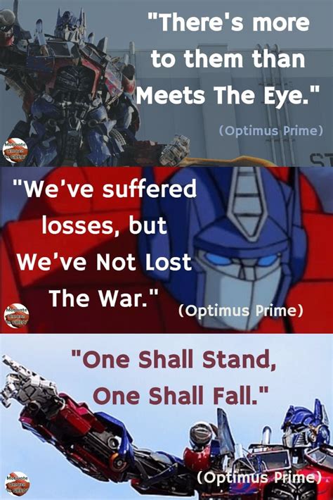 Famous Transformers Quotes